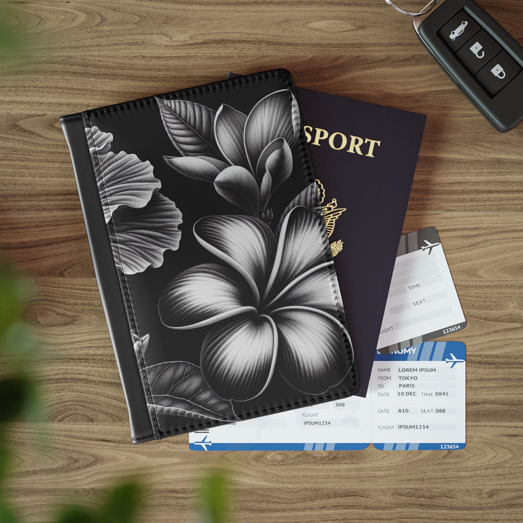 Hawaiian flower Passport Cover – SassiClass